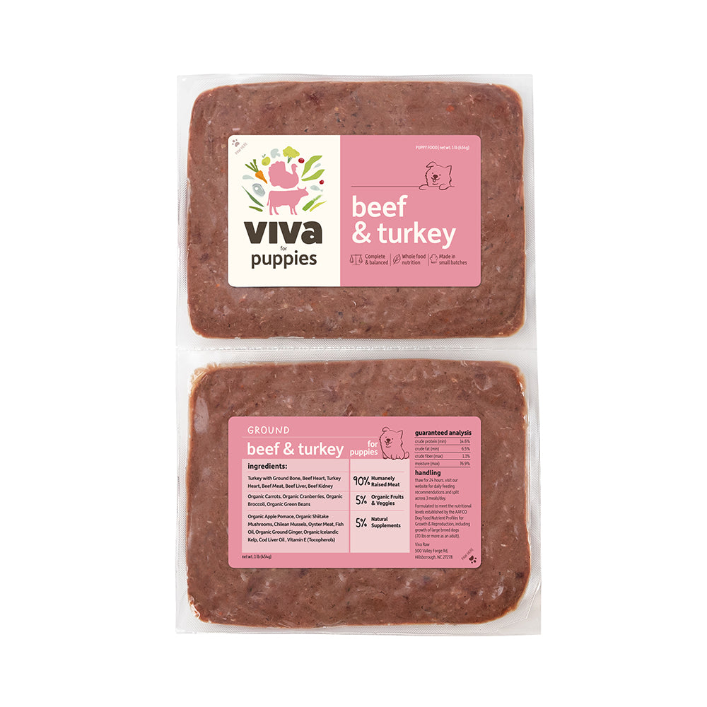 Puppy Recipe | Viva Raw Dog Food