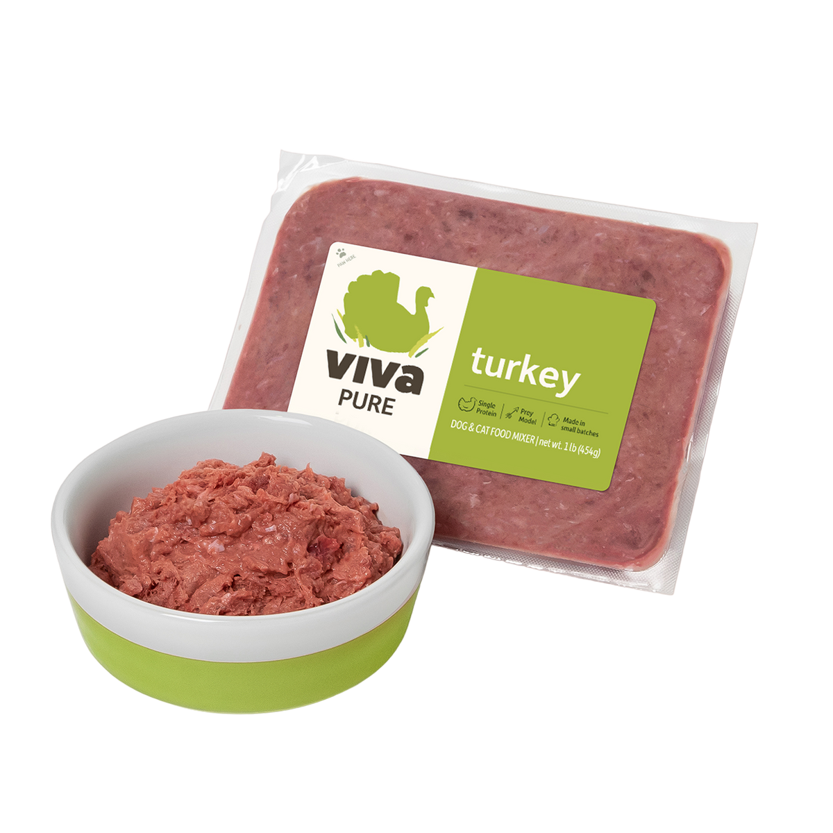 Pure Turkey | Viva Raw Dog & Cat Food